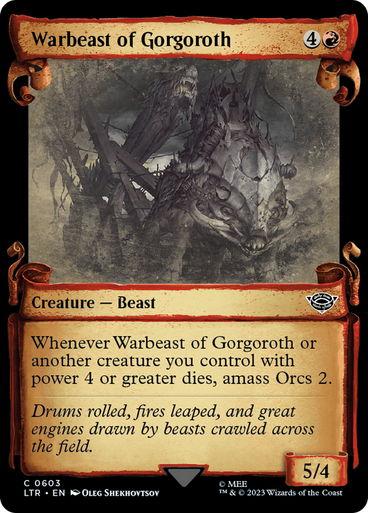 Warbeast of Gorgoroth [The Lord of the Rings: Tales of Middle-Earth Sh